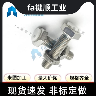 不锈钢外六角聚缩醛止动螺栓TDB76-M10 PSST10-20/25/30/35/40/50