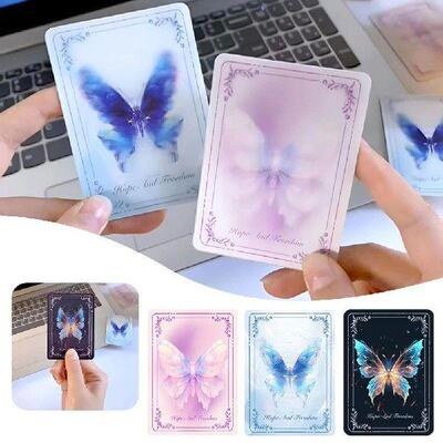 Butterflys Printed Tarot Card Butterflys Printing Greeting