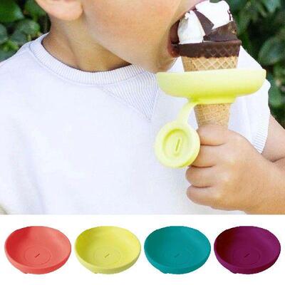 Silicone Ice Cream Holder Stand Summer Popsicle Holder