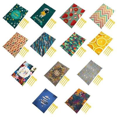 1.4M * 2M Warna Digital Cetak Pasir Gratis Pantai Tikar