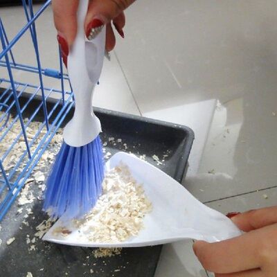 Cleaning Dustpan Broom Sweep Brush For Pets Hamsters Small