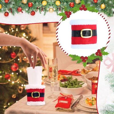 Ceative Christmas Napkin Bag Tissue Box For Christmas