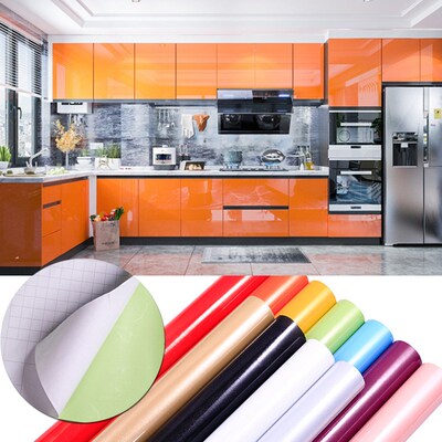 Self Adhesive Solid Color Wallpapers DIY Waterproof Wall St