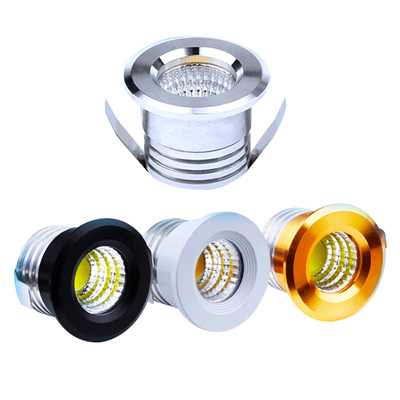 Silvery/Black/White/Golden Mini LED Downlights 3W 100V-240V