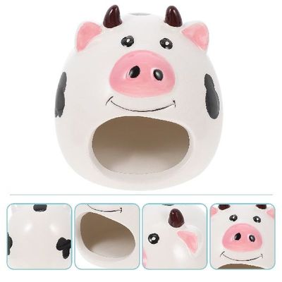 Hamster House Hideout Ceramic Small Bath Animal Bed Guinea