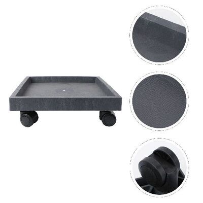 Plant Tray Planter Pot Flower Stand Flowerpot Wheels With