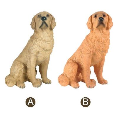 Dog Garden Statue Decor Retriever Dog Statue Memorial Dog