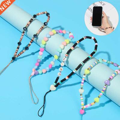 ne Strap Lanyard Cell Phone Case Hanging Cord Soft Pottery R