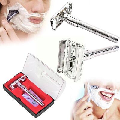 Men Safety Double Edge Blade Shaving Hair Shaver Hl877