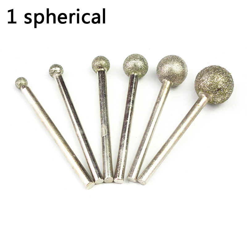 *6pcs Round diamond grinding head wheel dremel rotary tool b_虎窝淘