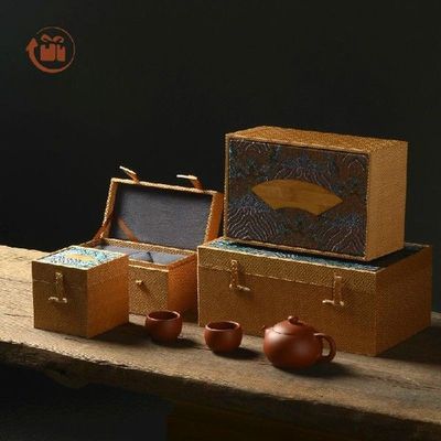 Chinese Style Teapot Storage Packaging Gift Box makeup
