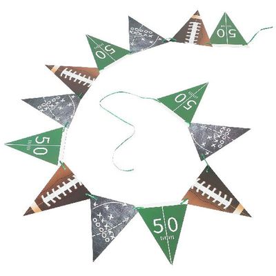 1 Set Football Pennant Creative Sports Theme Pennant