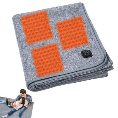Electric Blanket Warm Felt Cloth Heated Throw Blanket With