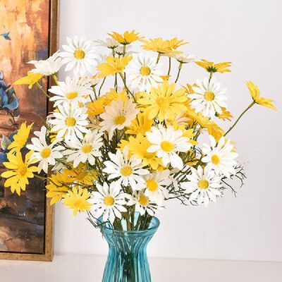 5 Head Artificial Daisy Chrysanthemum Chamomile Flower