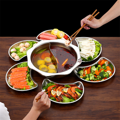 basin Home restaurant side dish Moon disk pots and pans hot