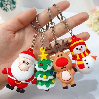 Santa Claus Keychain Merry Christmas Navidad Christmas