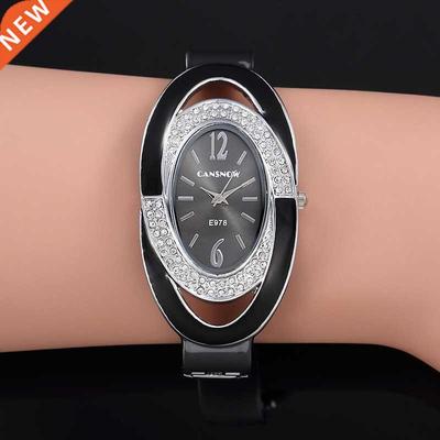 Montre Femme Creative Luxury Women Rhinestone Bracelet Watch