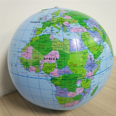 30cm Inflatable Globe World Earth Ocean Map Ball Educational