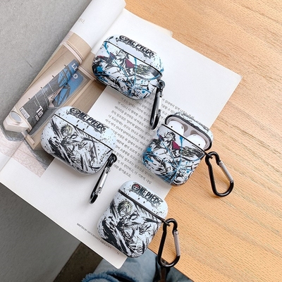 Anime One Piece cool Sanji case For AirPods 1 2 pro chargin