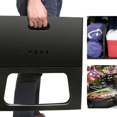 Foldable Barbecue BBQ Grill Charcoal Stove Shish Kabob烧烤架