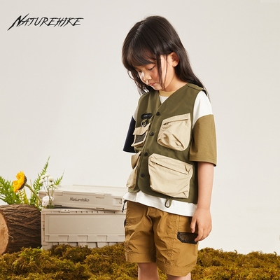 NH Nomad children have lots of bags of vests for camping out