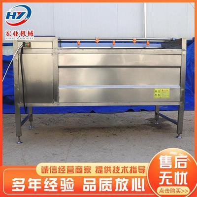 土豆去皮清洗 毛刷式机芋头去清设备 小型马洗铃MUP泥薯毛辊清洗