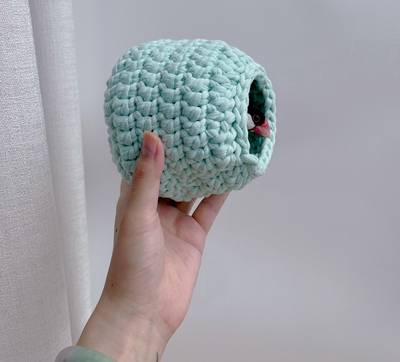 小鸟筒状标准鸟窝 | 原创手作鹦鹉文鸟珍珠鸟手工制鸟窝