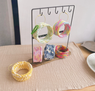 【渐变款】小鸟圈圈秋千鹦鹉吊环鸟窝｜原创手工编织小鸟秋千