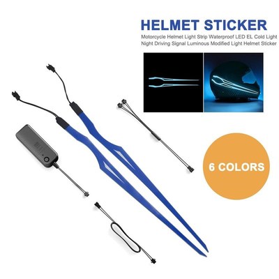 Sticker Light-Strip Helmet Motorcycle-Accessories Luminous-L