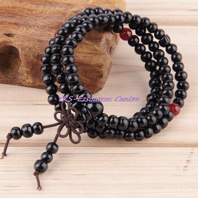 .. 1pc Sandalwood 6mm * 108 Buddhist Prayer Beads Mala Mult