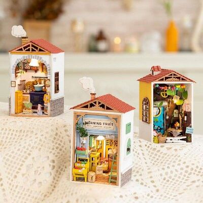 DIY Town Amusing Courtyard DIY Hut Town Multifunctional