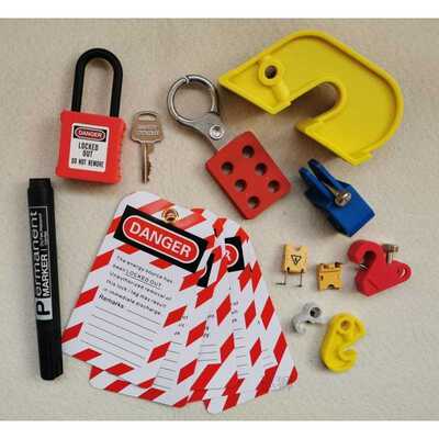 15pcs/kit comprehensive lock out kit safe insulation compati