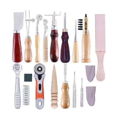1set Leather Tool Set Carving Punching Hole Cutting Knife
