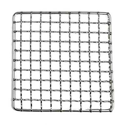 Square 304 Stainless Steel BBQ Grill Net Mesh Korean Barbecu