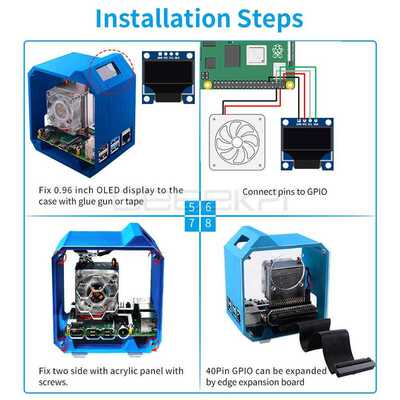 Ice Tower Cooling Fan V2.0 Super 7 Colours Light Bracket 3D