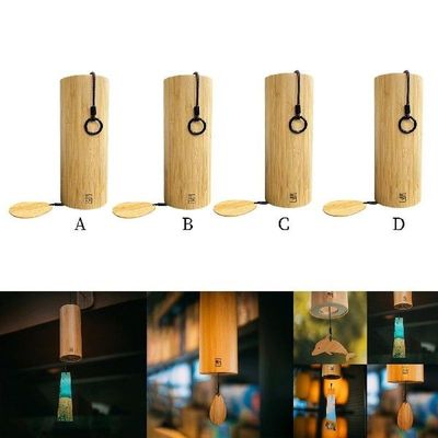 Bamboo Wooden Wind Chime Memorial Memorial Windchimes for