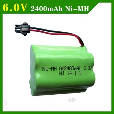 6v battery 2400mah ni-mh bateria 6v nimh battery pack 6v siz