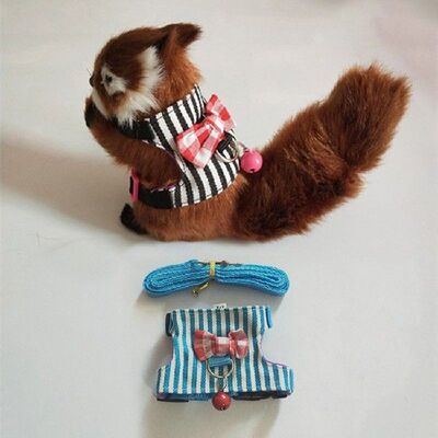 Small Pet Rabbit Harness Vest and Leash Set For Ferret