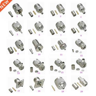 10Pcs Connector N Crimp RG316 RG174 / RG58 RG142 / RG8X LMR2