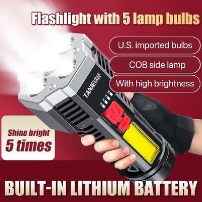 LED Flashlights Handheld Lantern Camping Portable Lamp