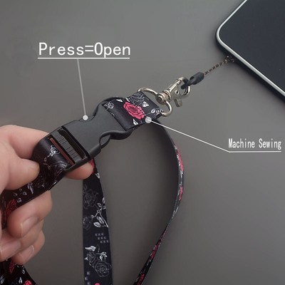 Car Key Lanyard Badge Holders Mobile Phone Neck Straps Multi