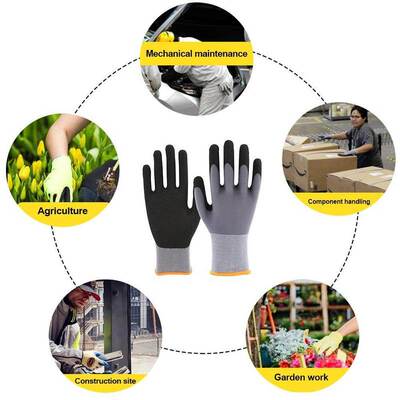 *Gardening Gloves Work Nonslip Handling Work Gloves Garden G