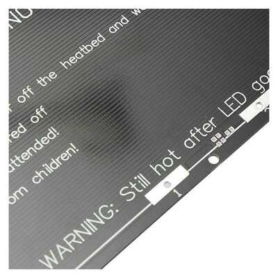 3D Printer Heatbed MK2B Dual Power PCB Hot Plate Bed for Pru