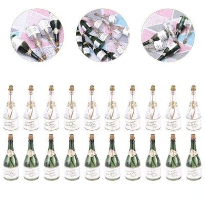 Bubble Wedding Bottle Champagne Favors Bottles Bubbles Mini