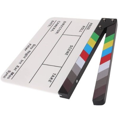 Director Video Scene Clapperboard Clapper Board Acrylic Dry