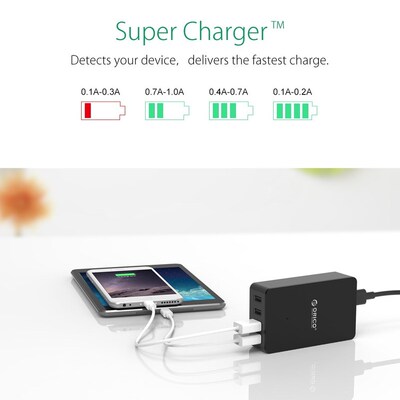 ORICO SB Charger 4/5/6 Port SB Portable 5V2.4A Desktop SB Ch