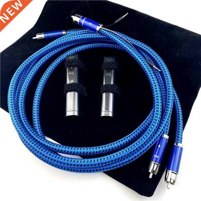 Pair HiFi Audio Interconnect Line SKY PSS Silver RCA Cable f