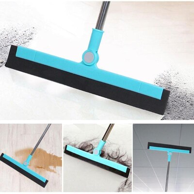 Window Wiper Scraper 180 Degrees Rotatable Hand Push Mop Swe