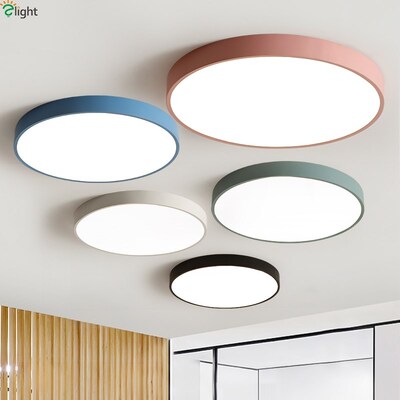 Nordic Multicolor Alloy Led Chandeliers Lighting Living Room