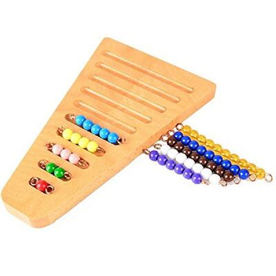 Children Early Learning Genuine Bead Stair Montessori Math